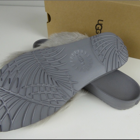 UGG | Shoes | Ugg Genuine Fur Slide Sandals Royale Treadlite Nib | Poshmark